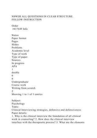 NSWER ALL QUESTIONS IN CLEAR STRUCTURE. FOLLOW INSTRUCTIONOrder.docx
