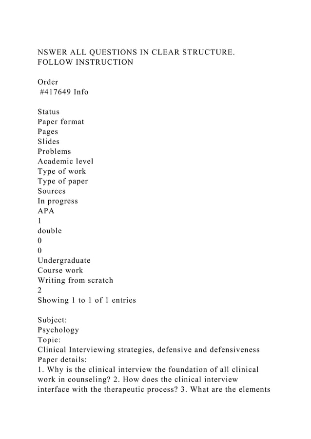 NSWER ALL QUESTIONS IN CLEAR STRUCTURE. FOLLOW INSTRUCTIONOrder.docx