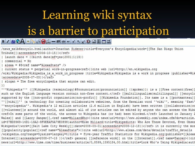 Wikia and Wikipedia by Angela Beesley | PPT