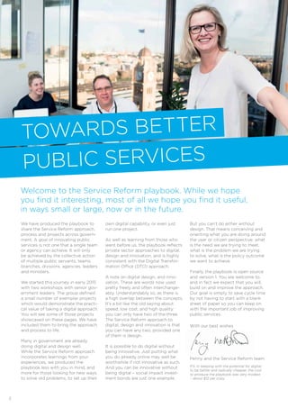 NSW Service Design Playbook | PDF