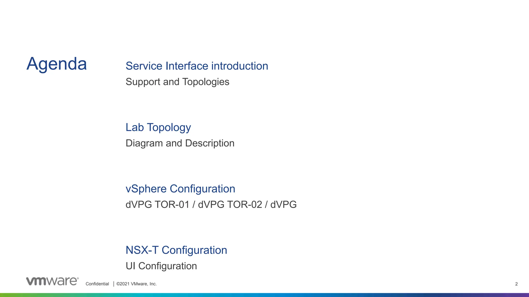 NSX-T and Service Interfaces presentation | PPTX