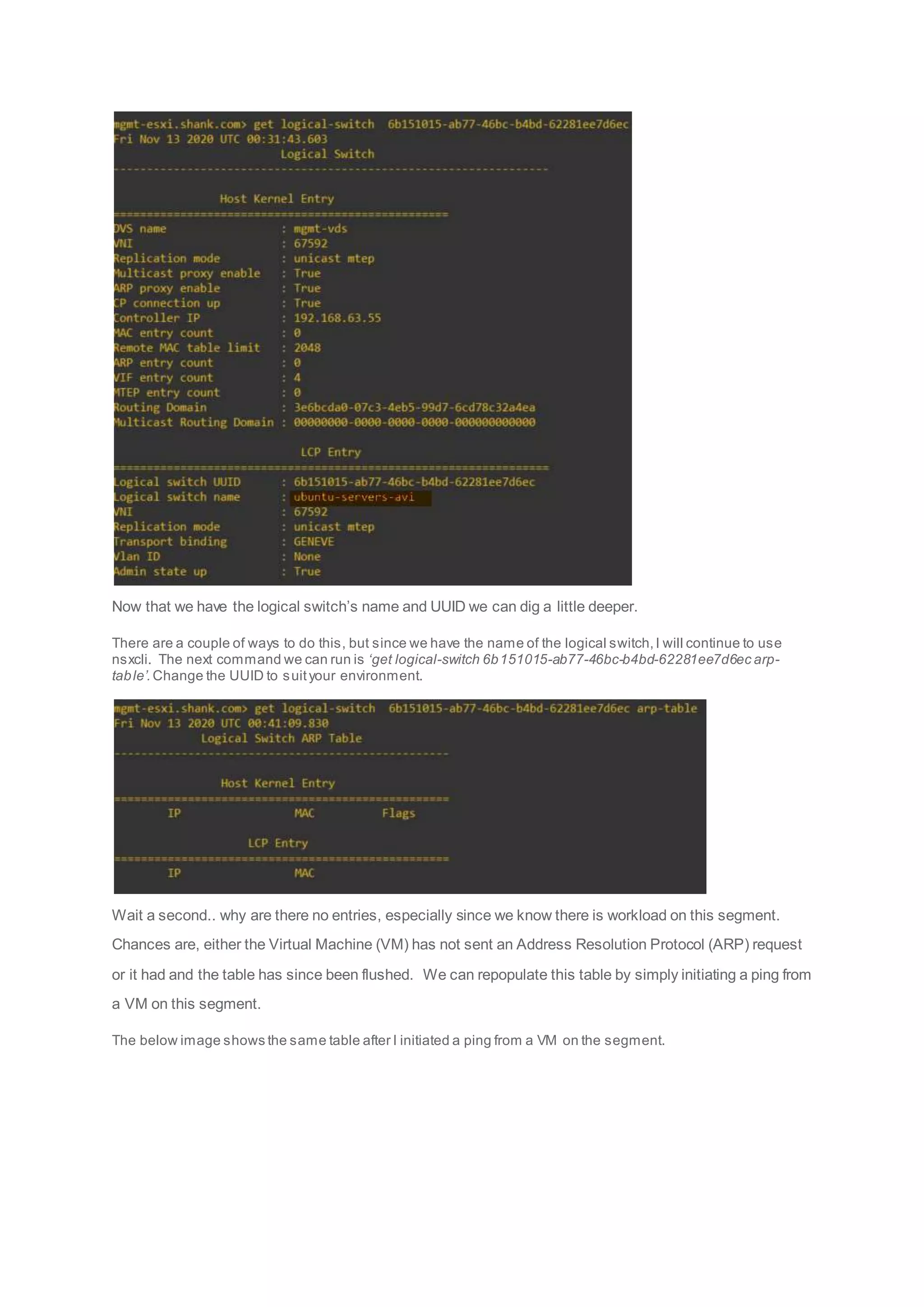 NSX-T Inter TEP | DOCX | Computer Networking | Computing
