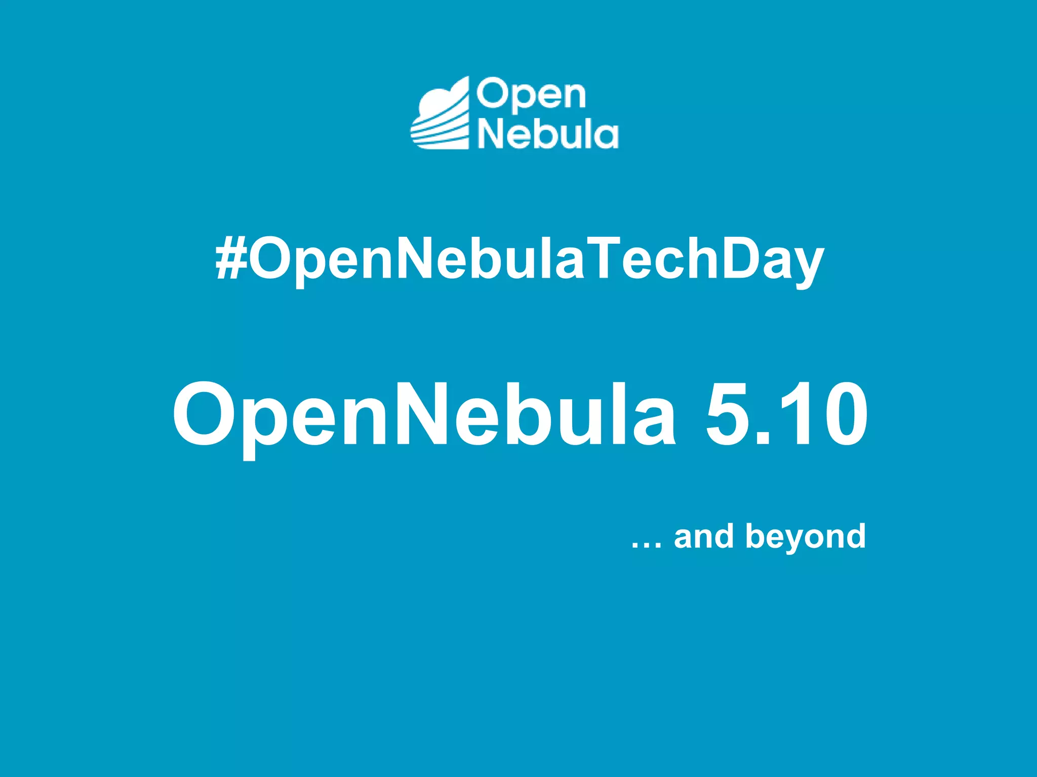 NSX with OpenNebula - upcoming 5.10 | Free Download