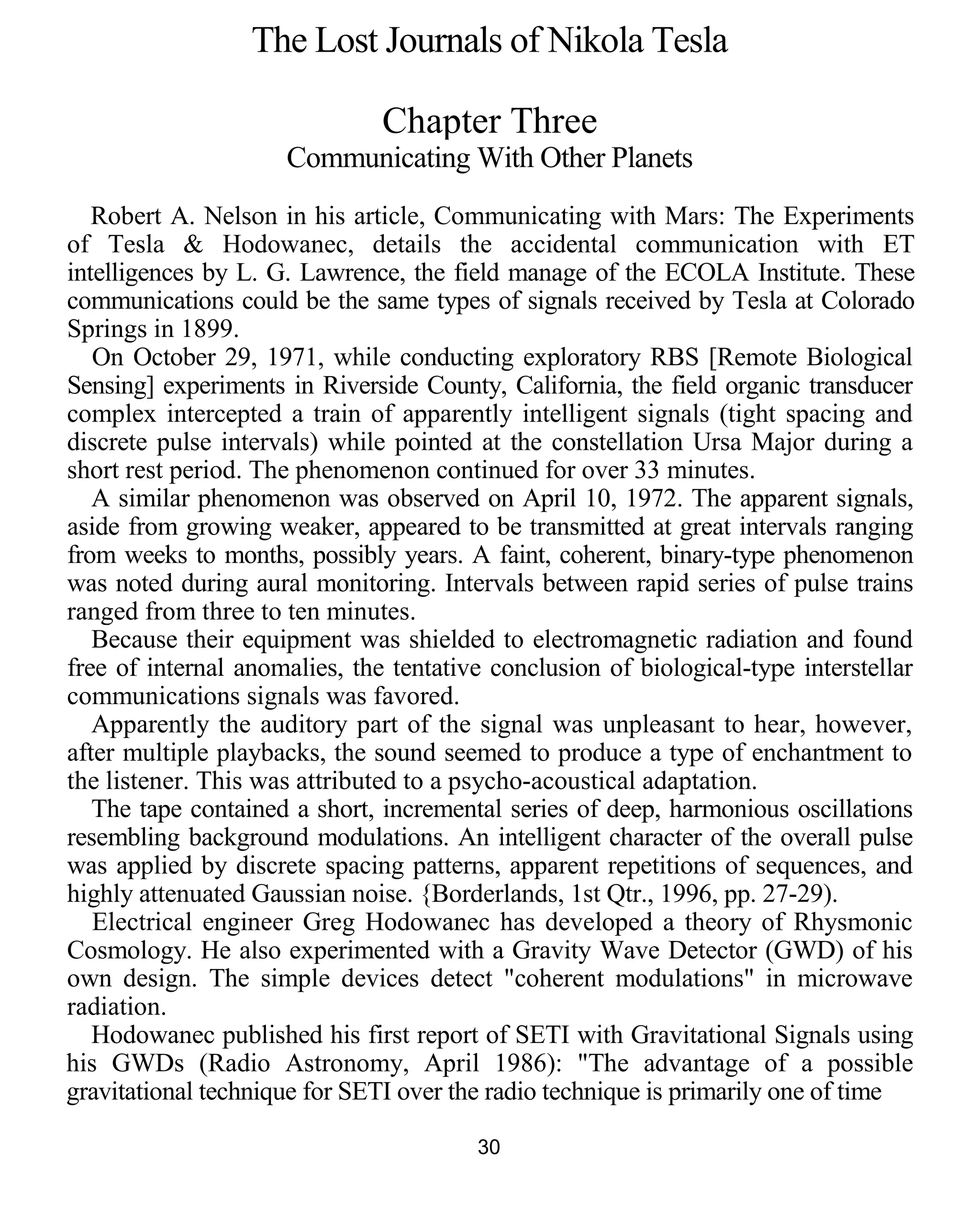 Tesla's Lost Journals | PDF