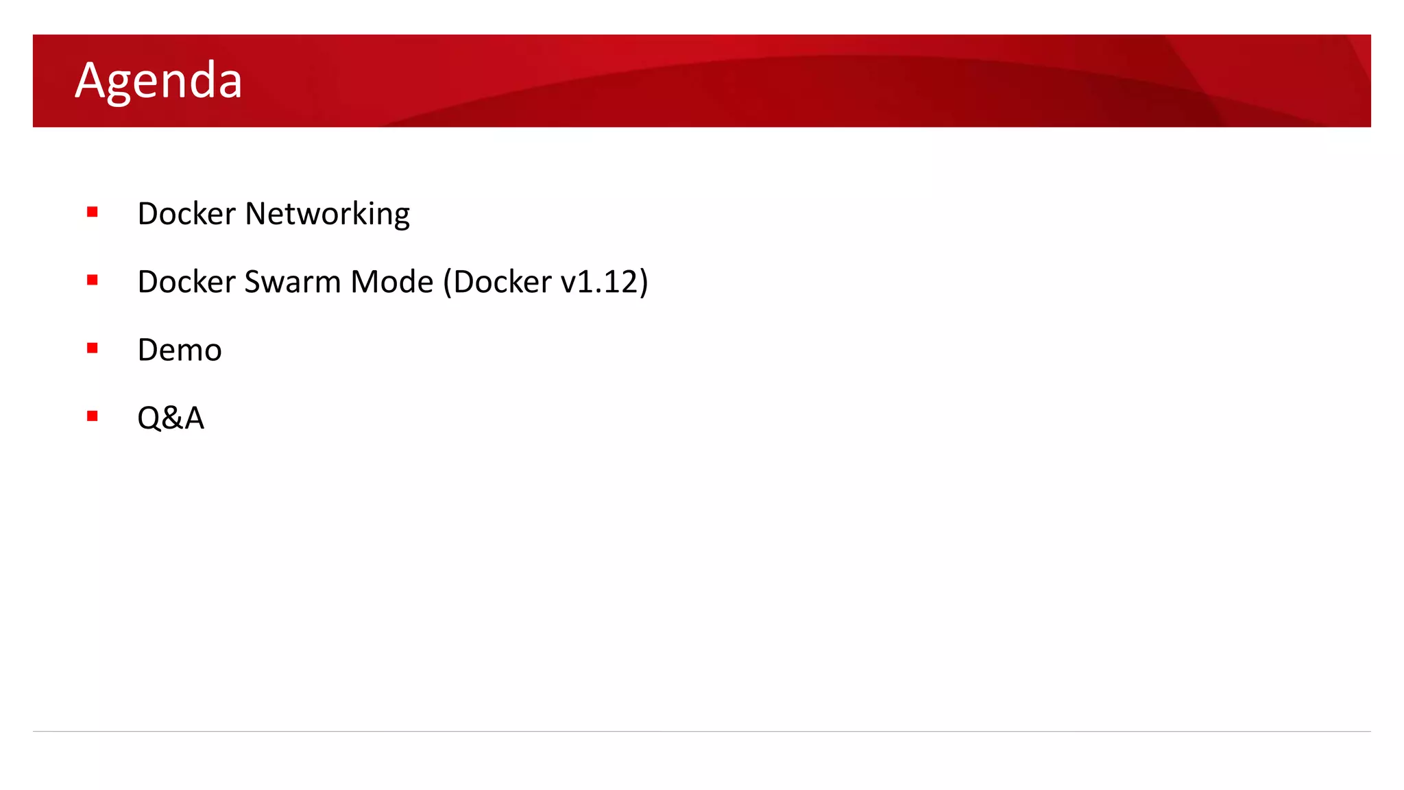 Docker Networking And Swarm Mode Introduction Ppt 2093