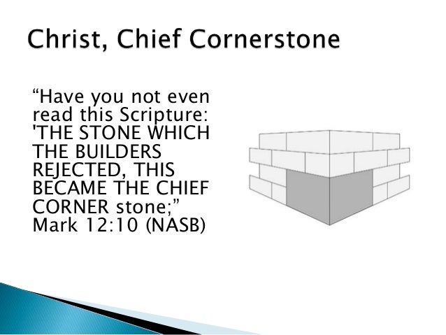 Mark: Christ, Chief Cornerstone