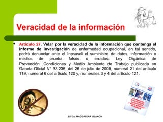 NT02 enfermedad ocupacional en Venezuela según el Inpsasel en ...