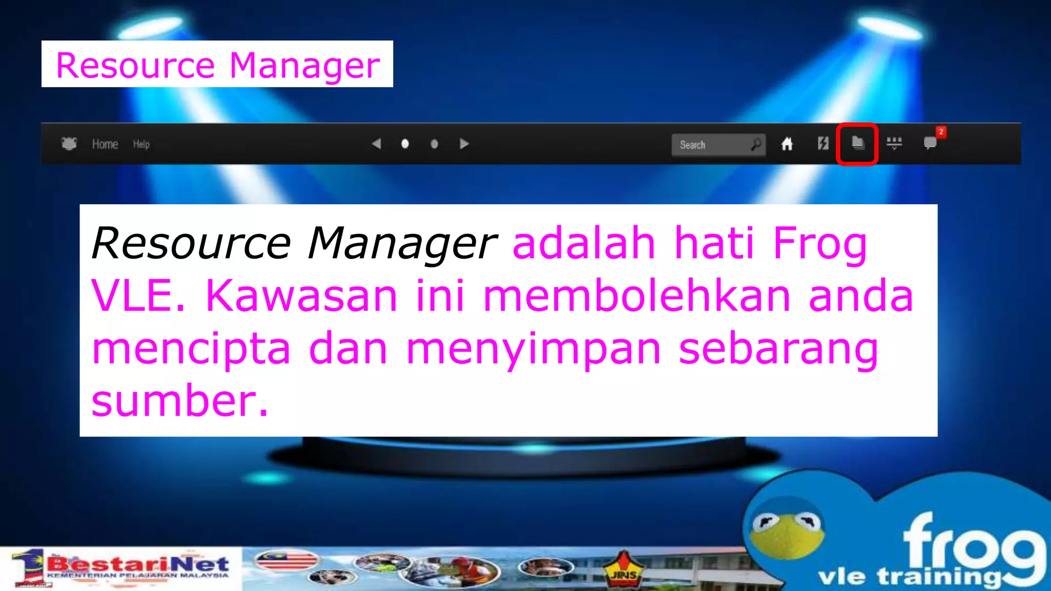 Frog VLE - Resource manager | PPTX