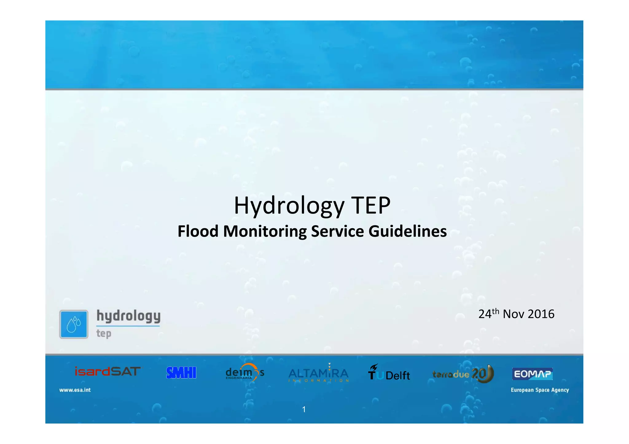 Hydrology TEP Flood Mapping Quick Guide | PDF