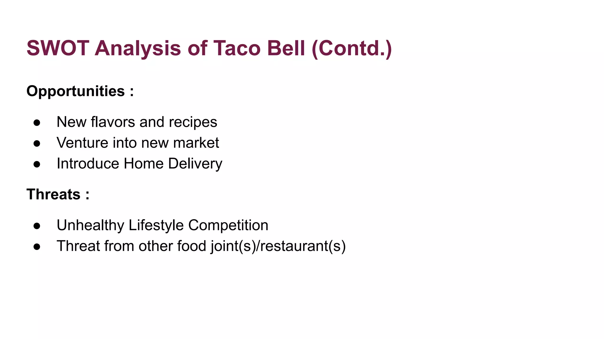 Taco bell marketing_strategy | PDF