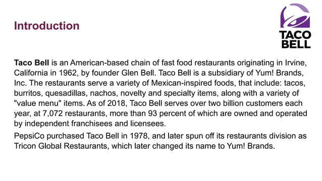 Taco bell marketing_strategy | PDF | Food & Drink