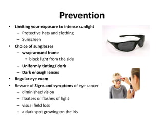Nt6 health education of eye tumour revised | PPTX