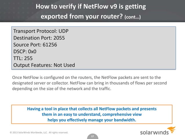 How To Configure Netflow V5 And V9 On Cisco Routers Pptx Computer Networking Computing