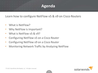How to Configure NetFlow v5 & v9 on Cisco Routers | PPTX | Computer Networking | Computing