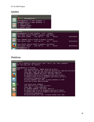 Creating a firewall in UBUNTU | DOCX | Operating Systems | Computer ...