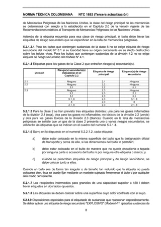 Ntc 1692 peligrosos | PDF