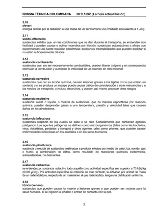 Ntc 1692 peligrosos | PDF