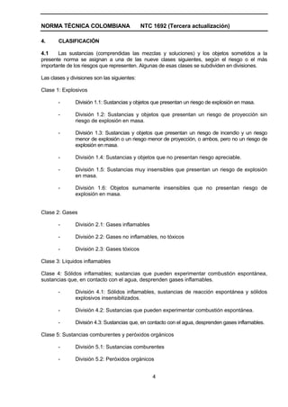 Ntc 1692 peligrosos | PDF