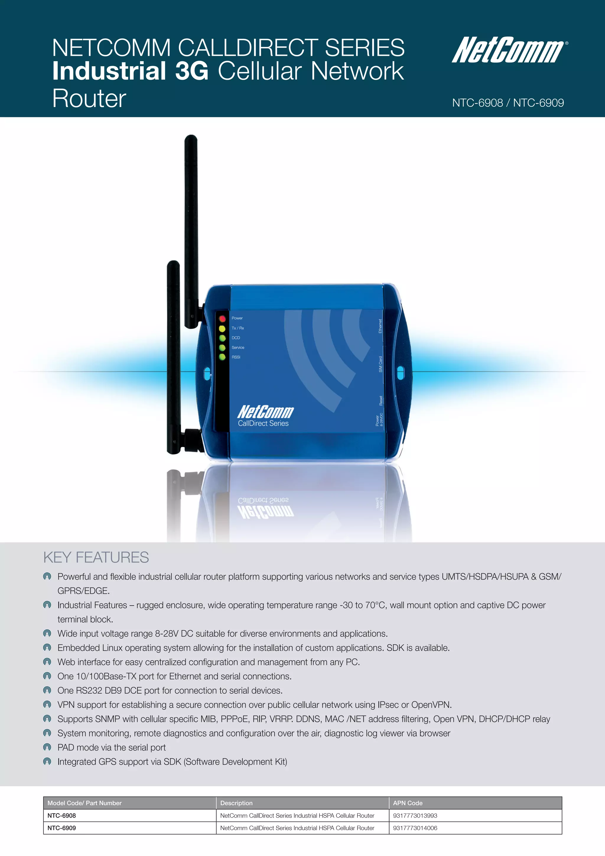 Ntc 6908 spec-sheet_es | PDF