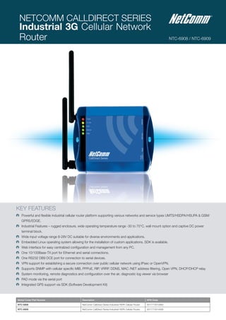 Ntc 6908 spec-sheet_es | PDF | Computer Networking | Computing