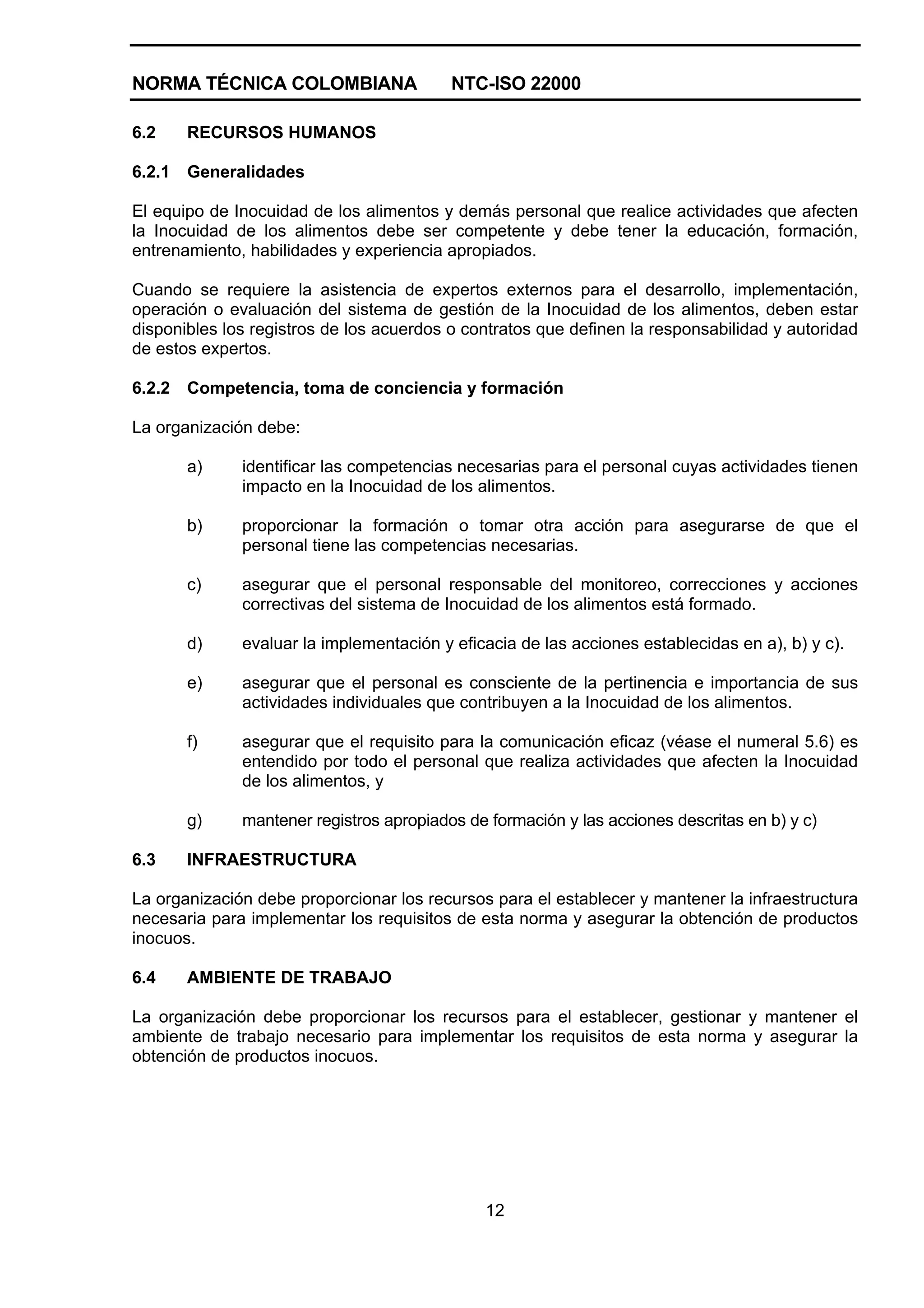 Ntc iso 22000 | PDF
