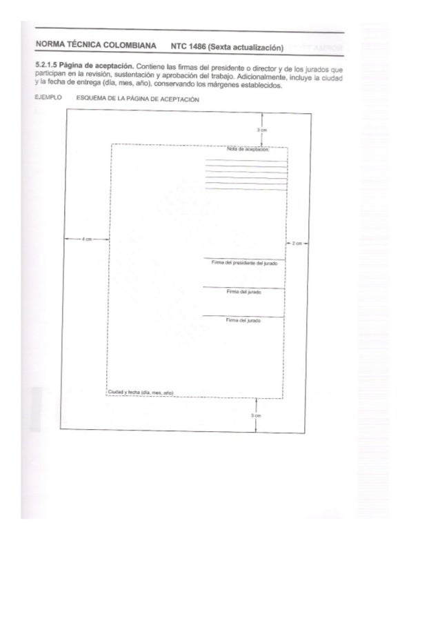 Ntc 1486 norma general para la realizacion de trabajos de grado jybc