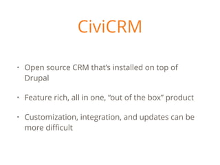 It Takes Two: The Case for CRM’s in Drupal | PDF | Technology & Computing