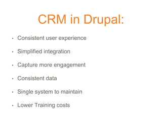 It Takes Two: The Case for CRMs in Drupal | PPTX