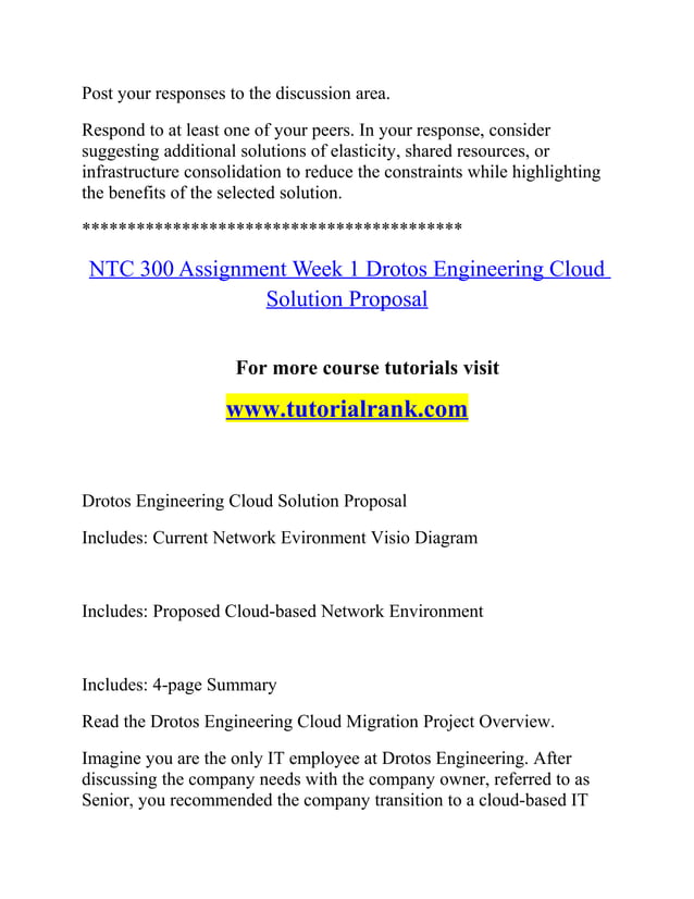 NTC 300 Enthusiastic study--tutorialrank.com
