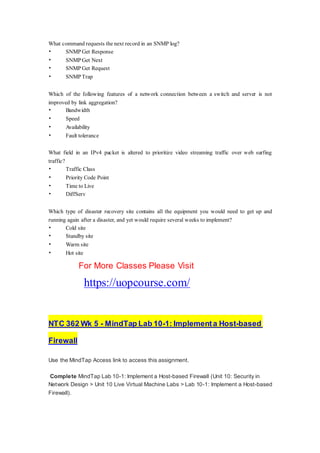 Ntc 362 effective communication uopstudy.com | Internet | Computing