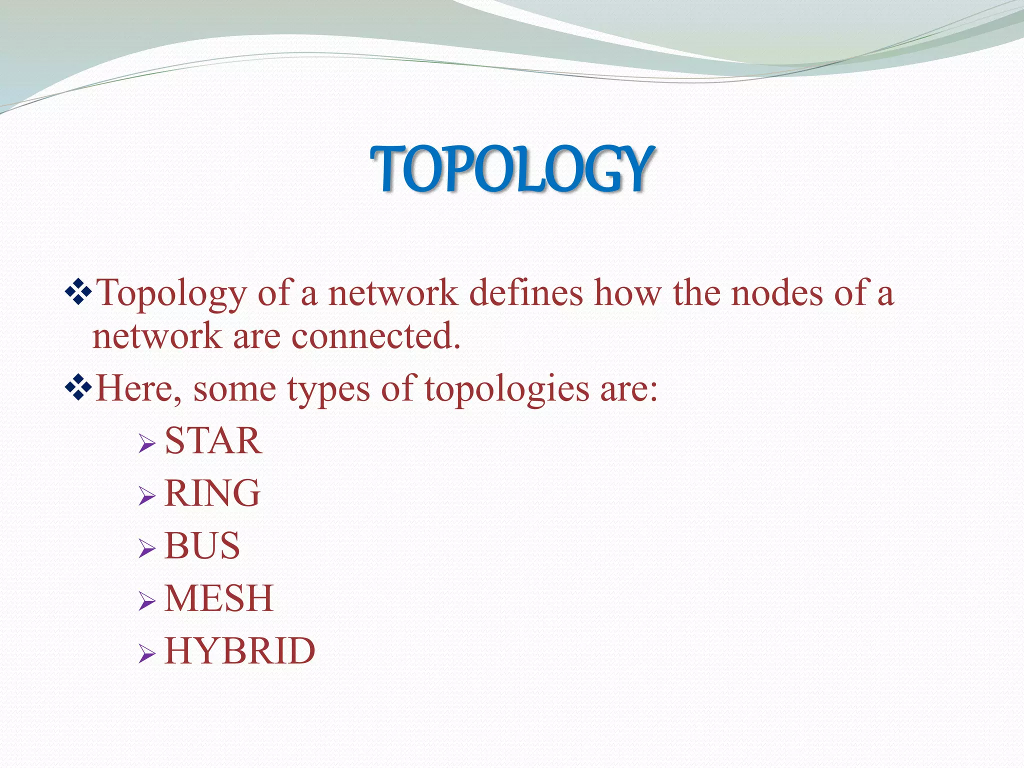 Types of Network Topology | PPTX | Computer Networking | Computing