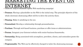 Ntcc project on event management marketing | PPTX