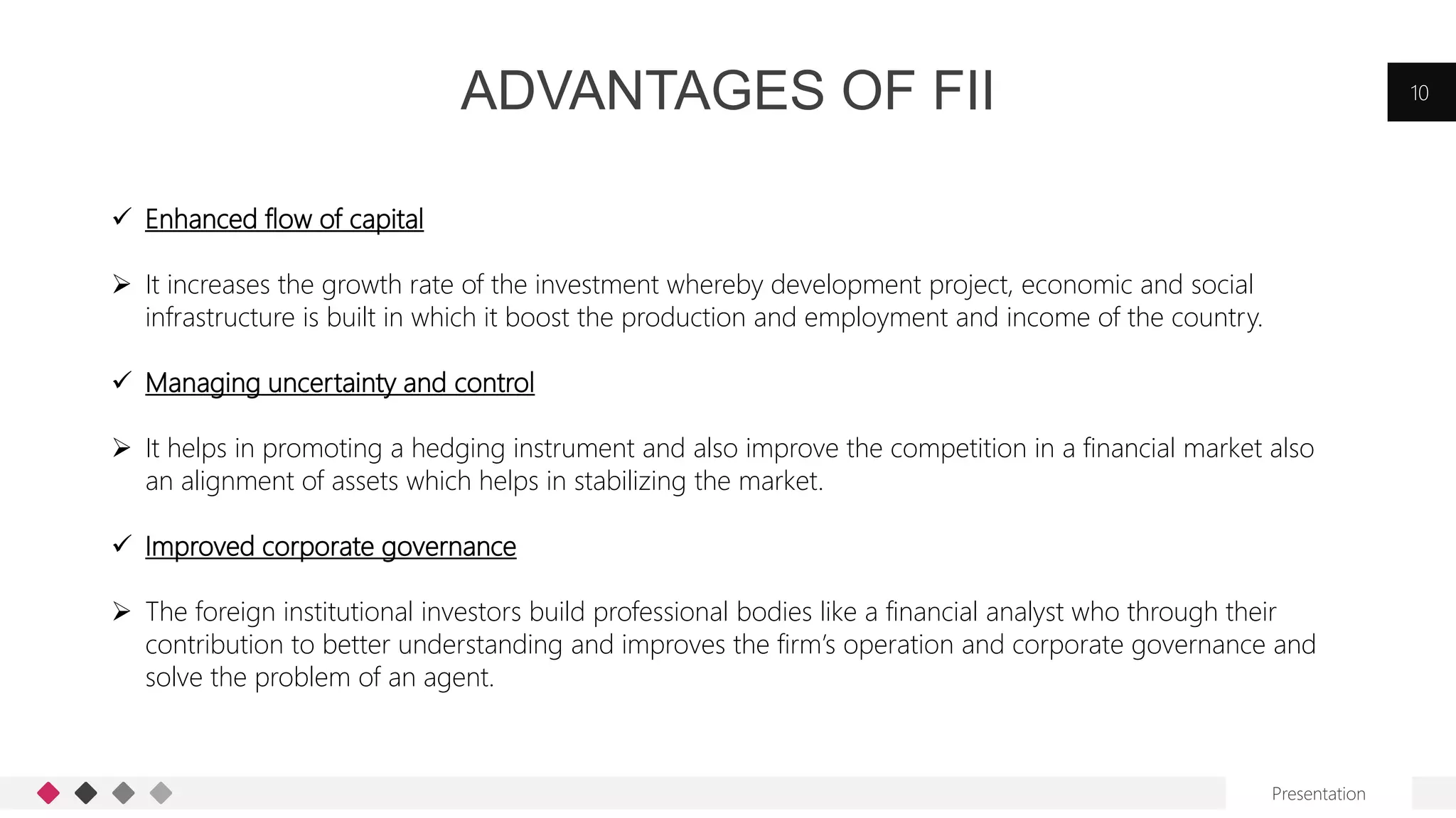 Foreign Institutional Investors | PPTX