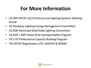 US DOT ITS NTCIP 1213 And The Internet Of Things | PPT