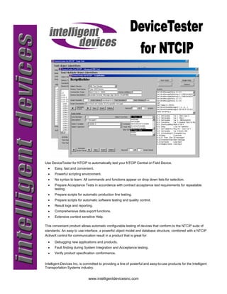 NTCIP Device Tester | PDF