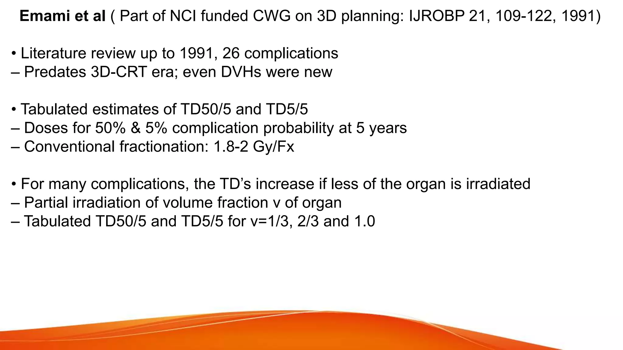 NTCP MODELLING OF ACUTE TOXICITY IN CARCINOMA CERVIX TREATED WITH CONCURRENT CHEMORADIATION | PPTX