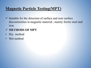 Non-Destructive Testing | PPT