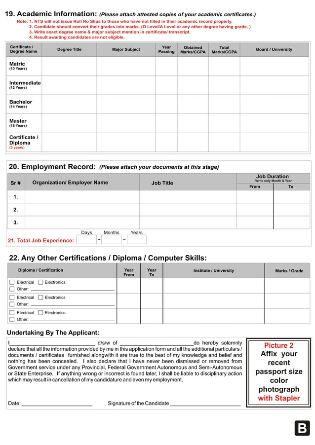 Ntdcl nov2014 form_b_laboratory_assistant | PDF