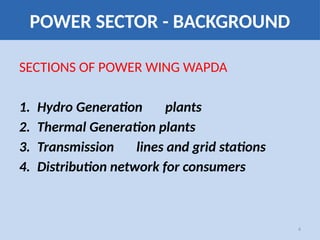 NTDC Power System of including generation, transmission and generation ...