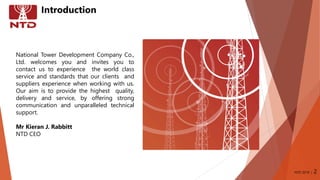 Natiional Tower Development Limited Myanmar (NTD) | PDF