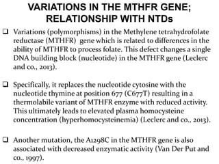 NEURAL TUBE DEFECTS (NTDs) IN INFANTS | PPTX | Pregnancy | Reproductive ...