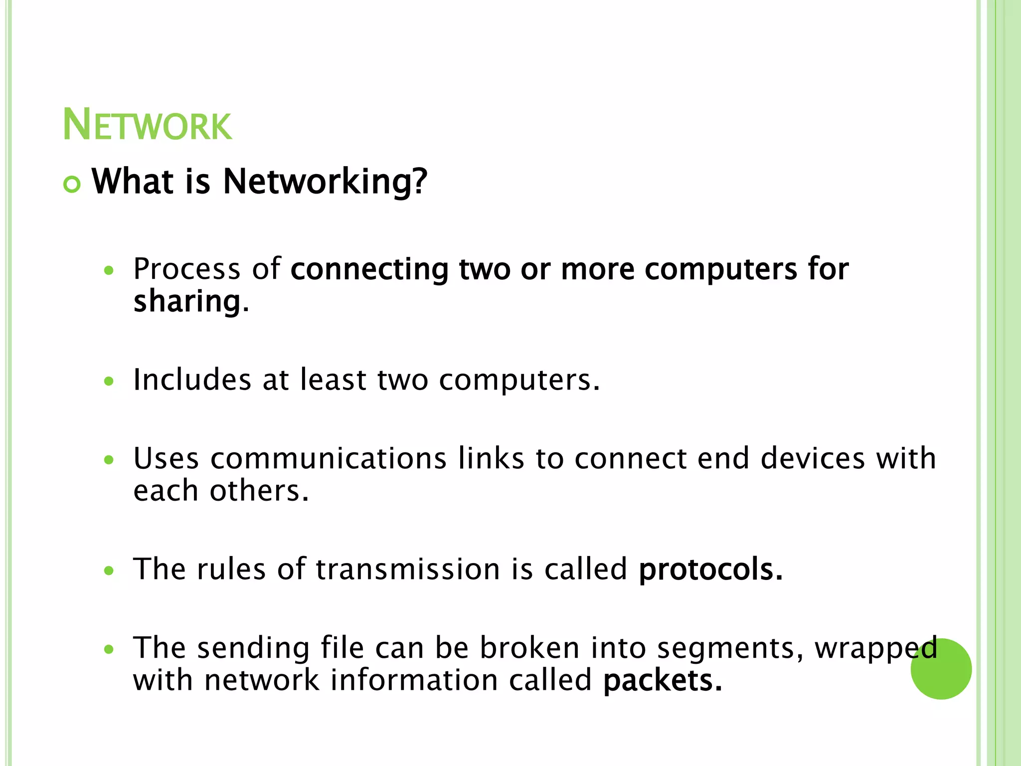 Network types & its topology | PPTX