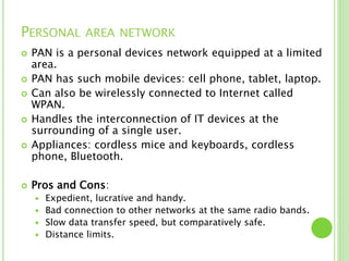 Network types & its topology | PPTX