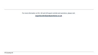 Updates to the UK strategic export control list (March 2025) | PPT