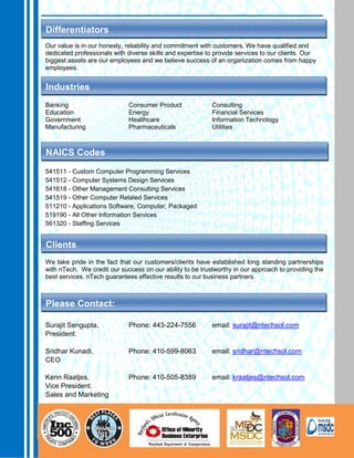 nTech Capability Statement | PDF