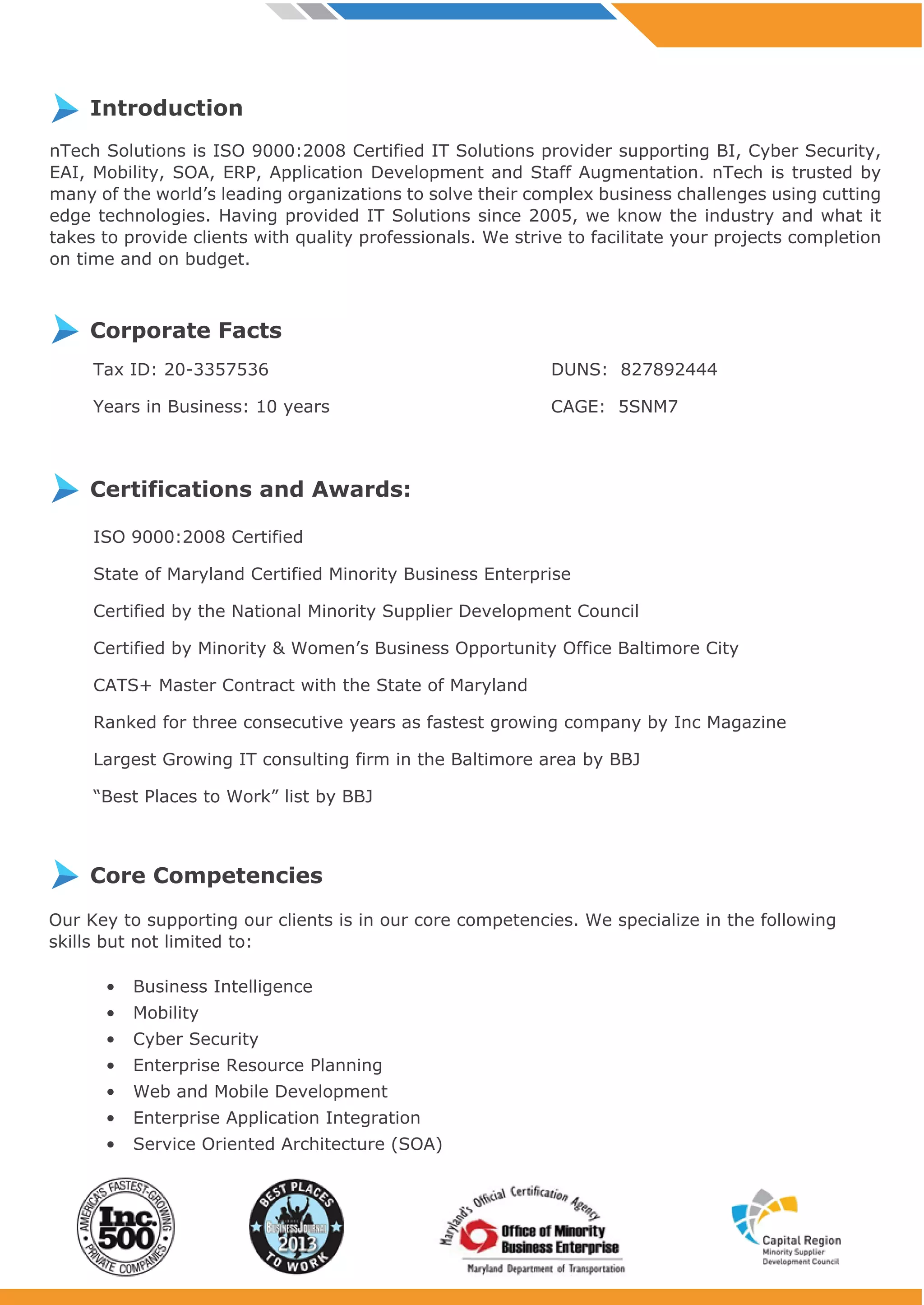 nTech Capability Statement | PDF