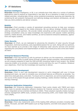 nTech Capability Statement | PDF