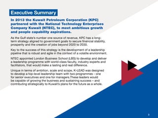 Kuwait Petroleum Corporation: Transforming leadership for 2030 and ...
