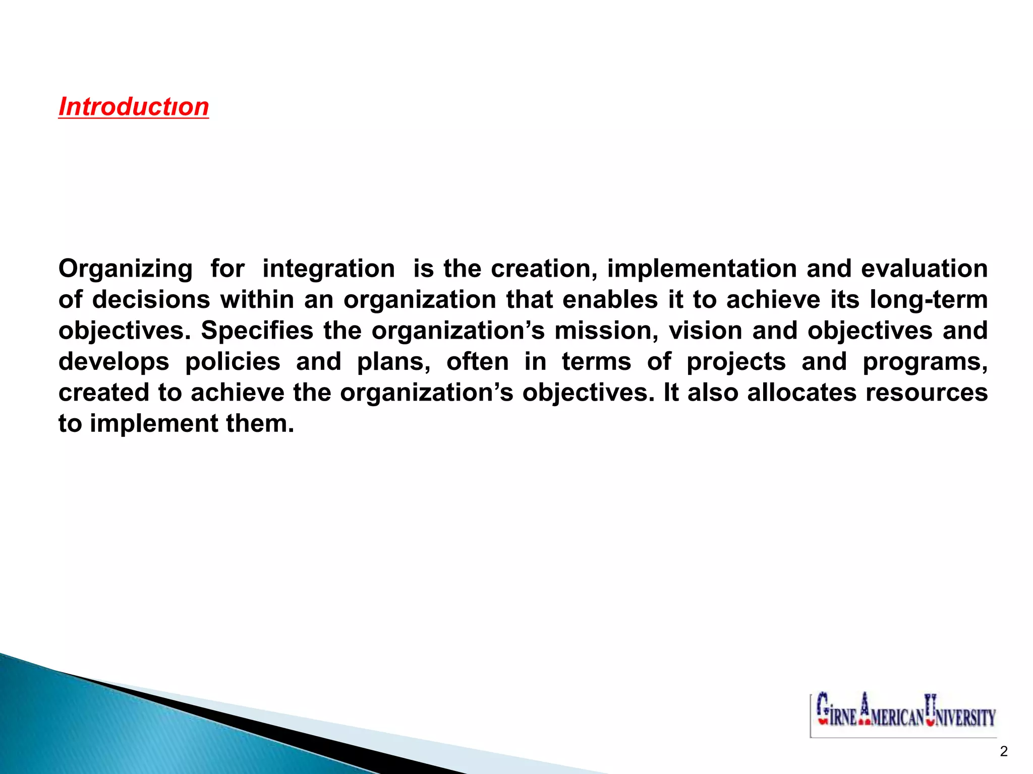 Integrated project | PPT