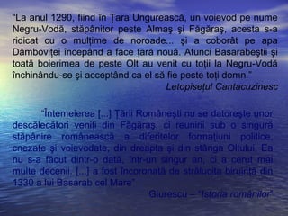 Ntemeietorii tarilor romane | PPS